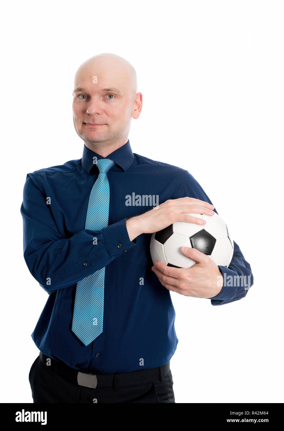 Bald football fan hi-res stock photography and images - Alamy