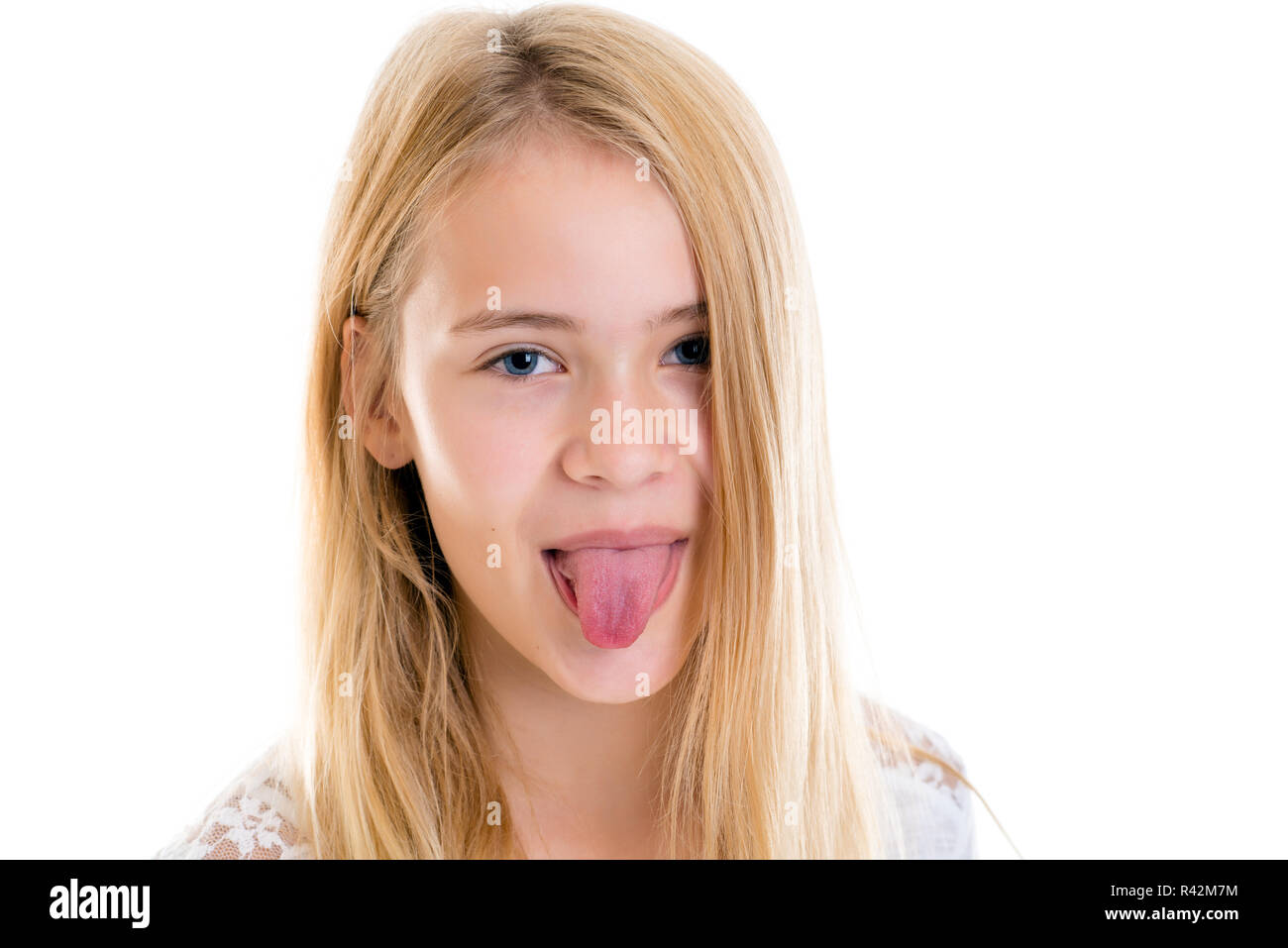 Long tongue kids hi-res stock photography and images - Alamy