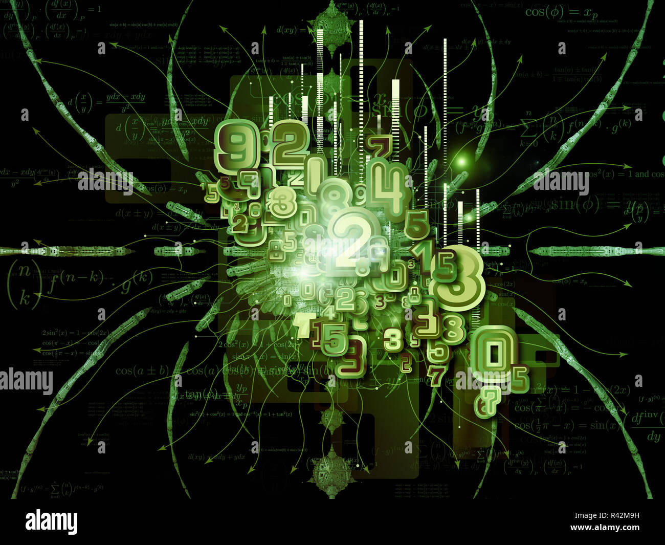 Advance of Math Design Stock Photo - Alamy