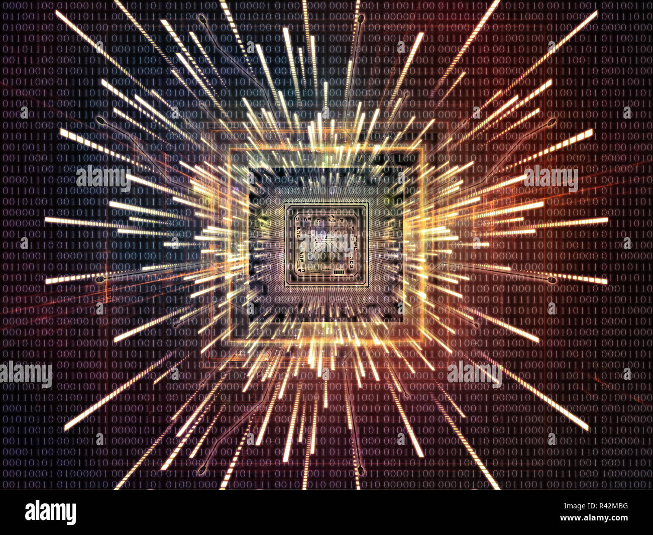 Energy of CPU Stock Photo - Alamy