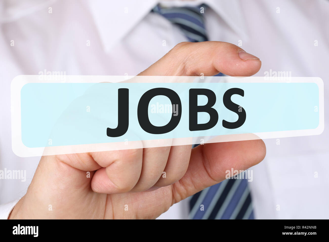 business man concept with jobs job search Stock Photo - Alamy