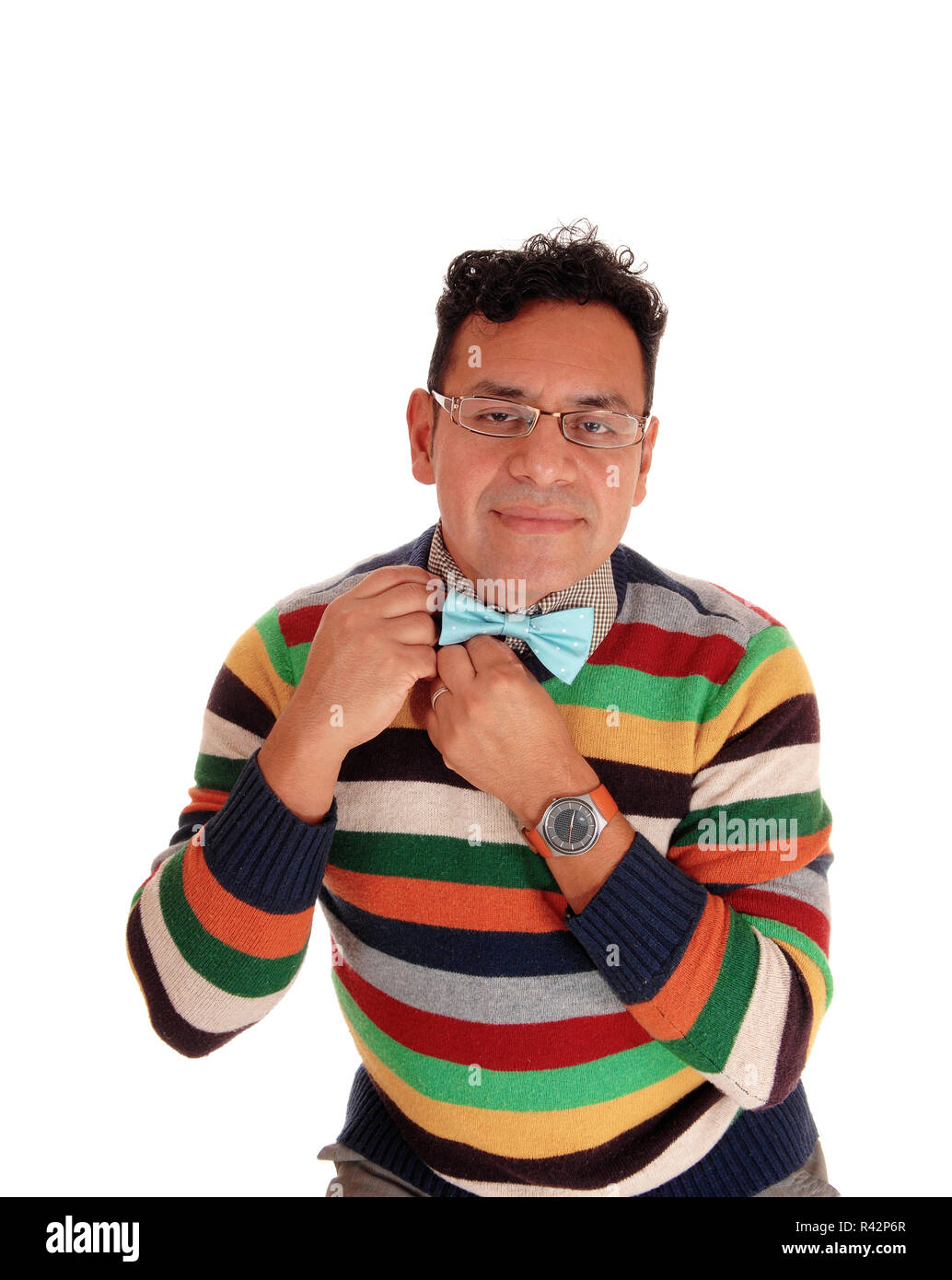 Fixing bowtie hi-res stock photography and images - Alamy