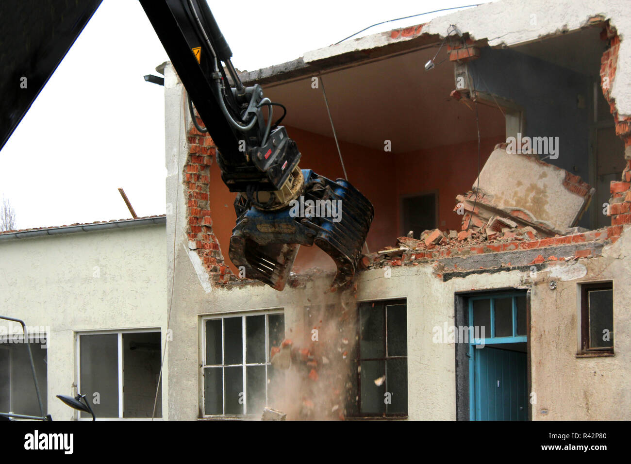 demolition of a hall Stock Photo - Alamy