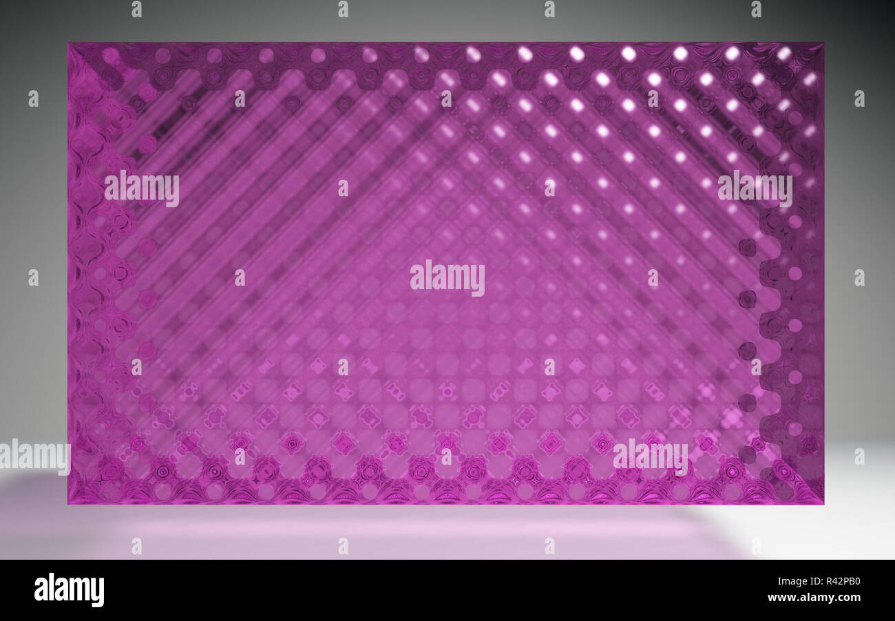 Pink cube 3d model hi-res stock photography and images - Alamy