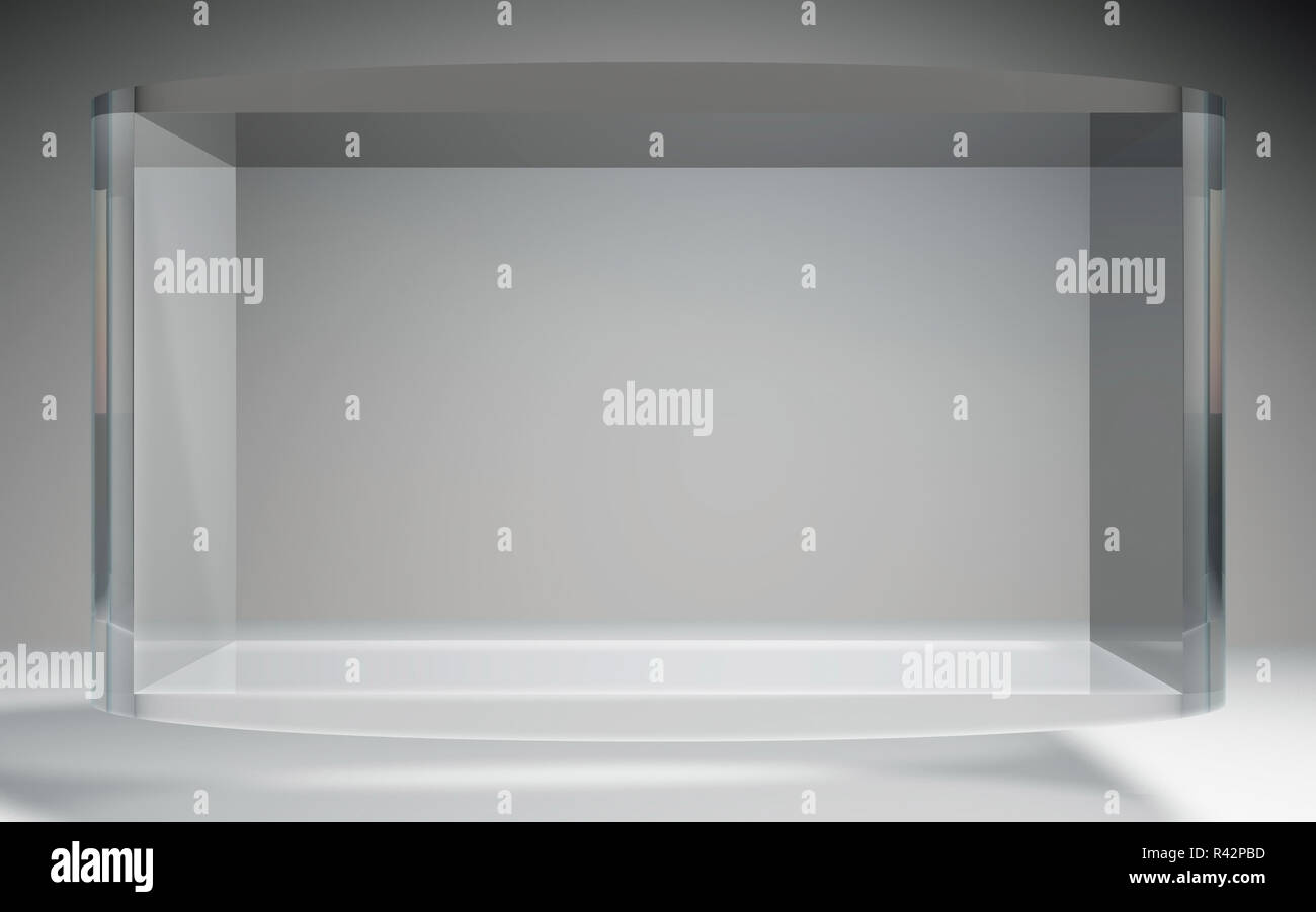 futuristic crystal pop display stand Stock Photo - Alamy
