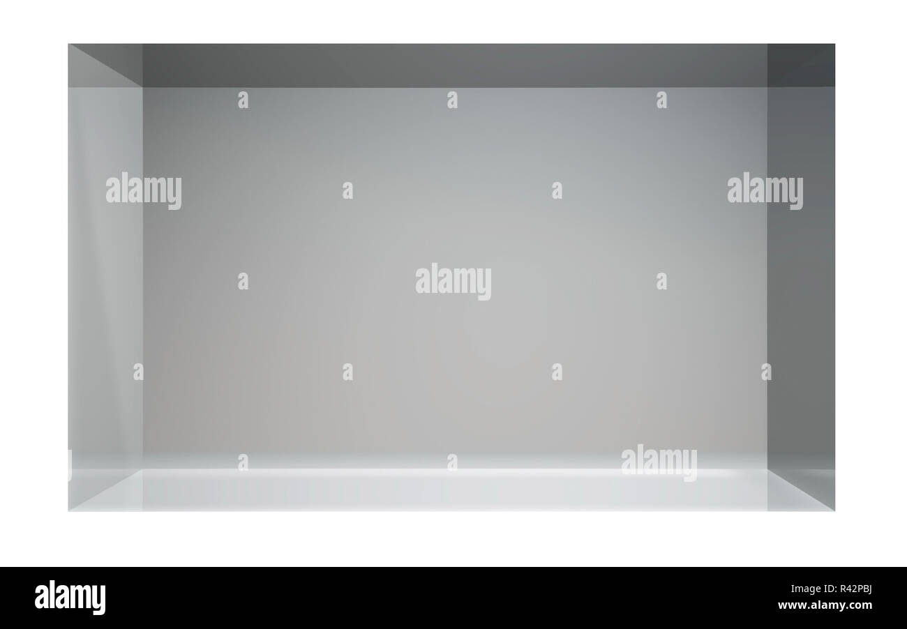 futuristic cube crystal pop display stand Stock Photo - Alamy