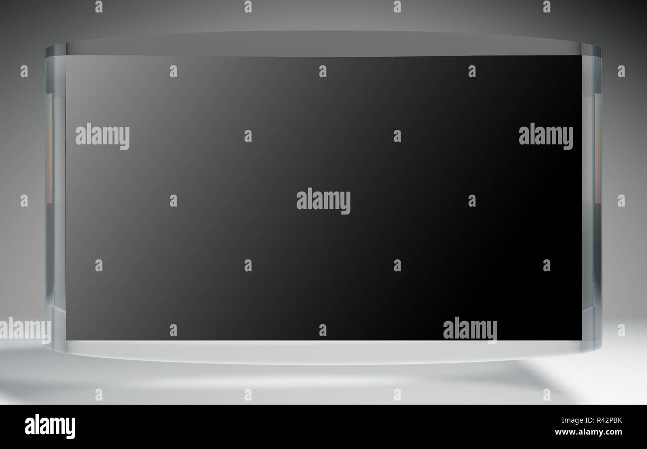 futuristic liquid crystal display black reflection Stock Photo - Alamy