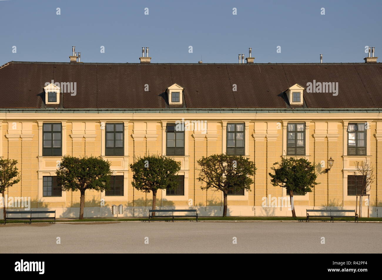 vienna schonbrunn palace annex building atrium Stock Photo - Alamy