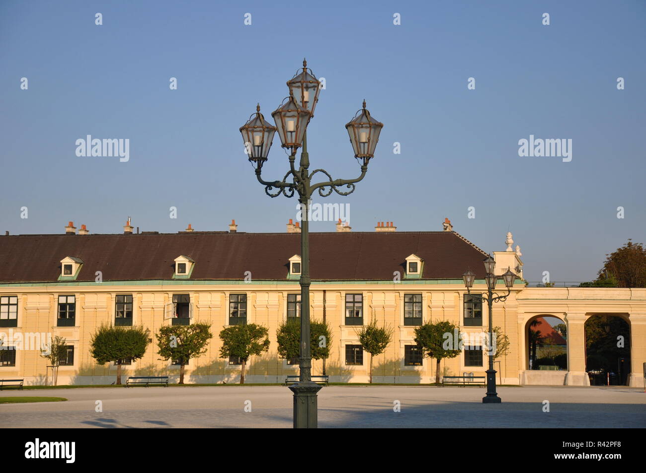 vienna schonbrunn palace annex building atrium Stock Photo - Alamy