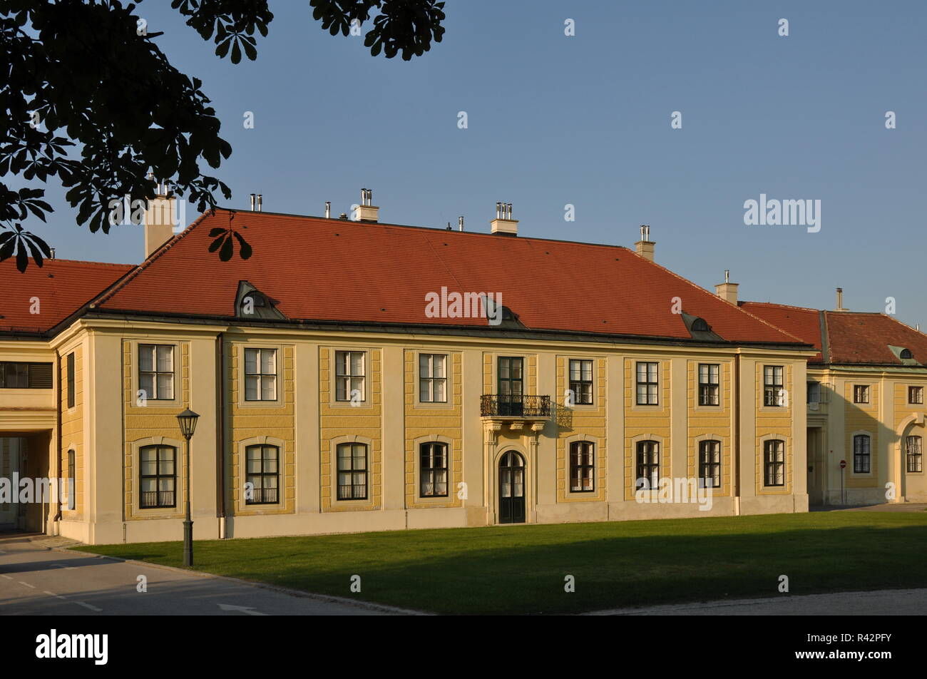 vienna schonbrunn palace annex building atrium Stock Photo - Alamy
