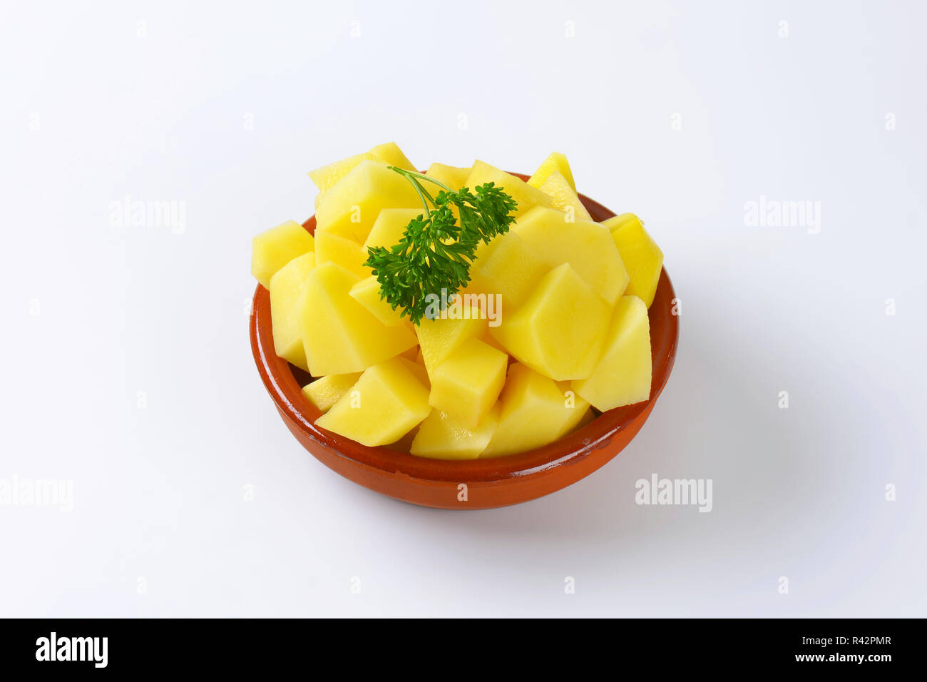 Diced peeled potatoes in hi-res stock photography and images - Alamy