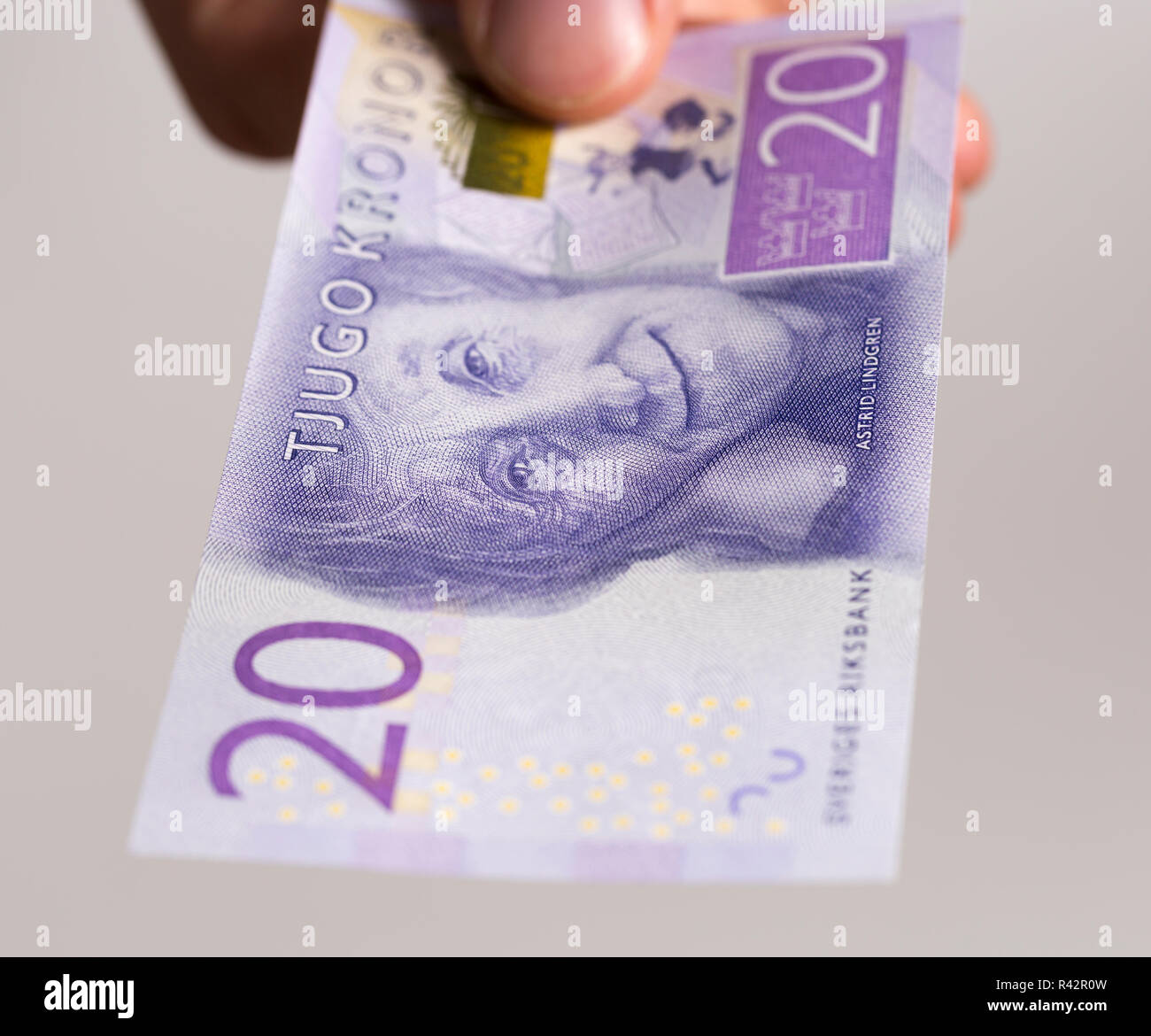 Swedish 20 Kronor Note Stock Photo - Alamy