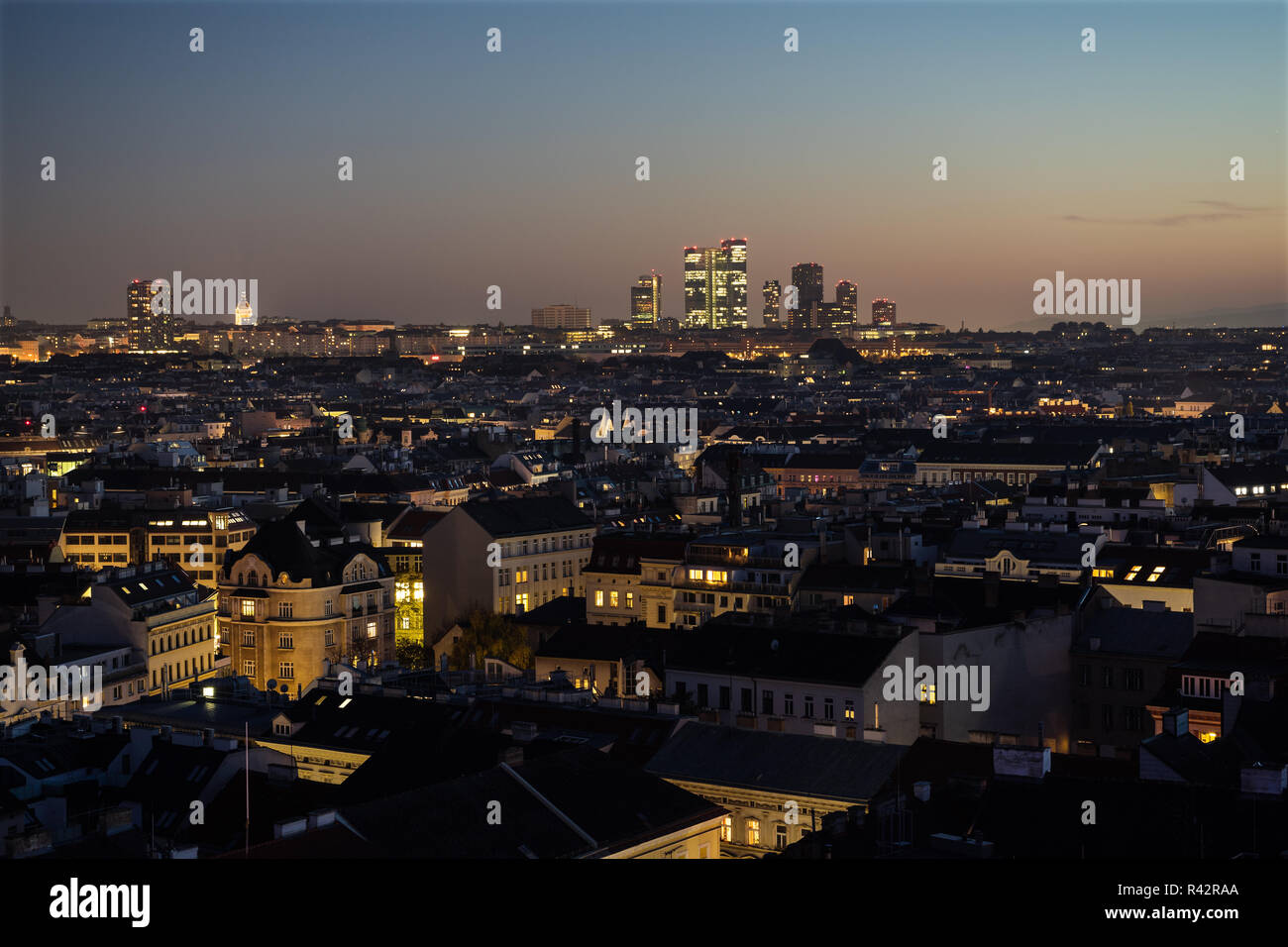 vienna at night Stock Photo - Alamy