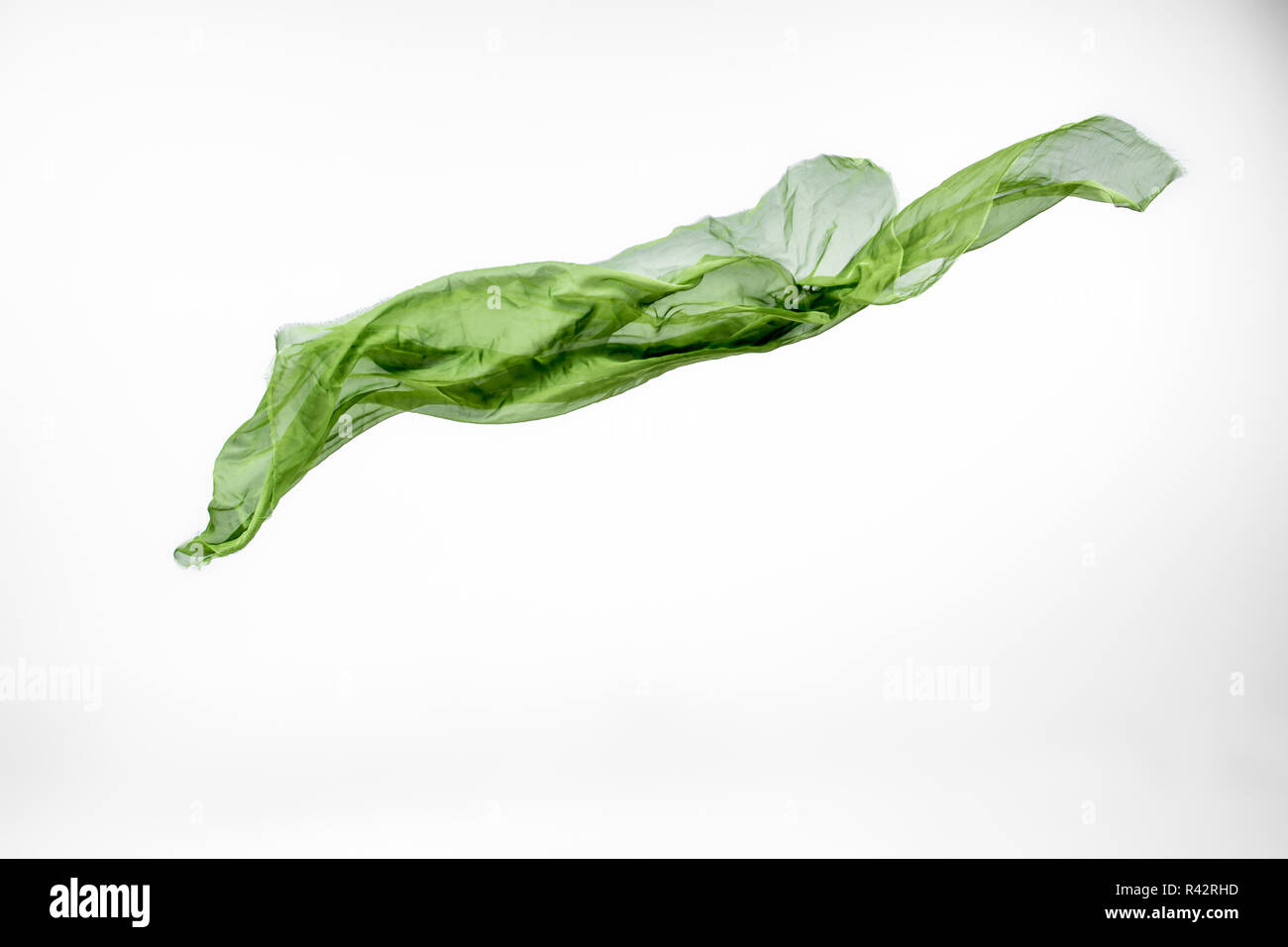 Abstract piece fabric flying hi-res stock photography and images - Alamy