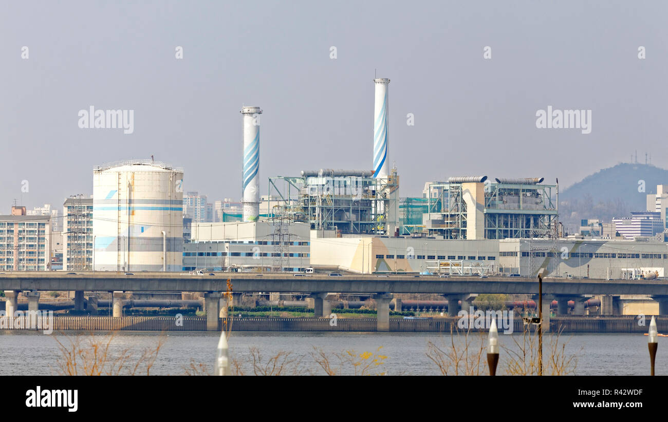 Korea power station Stock Photo - Alamy