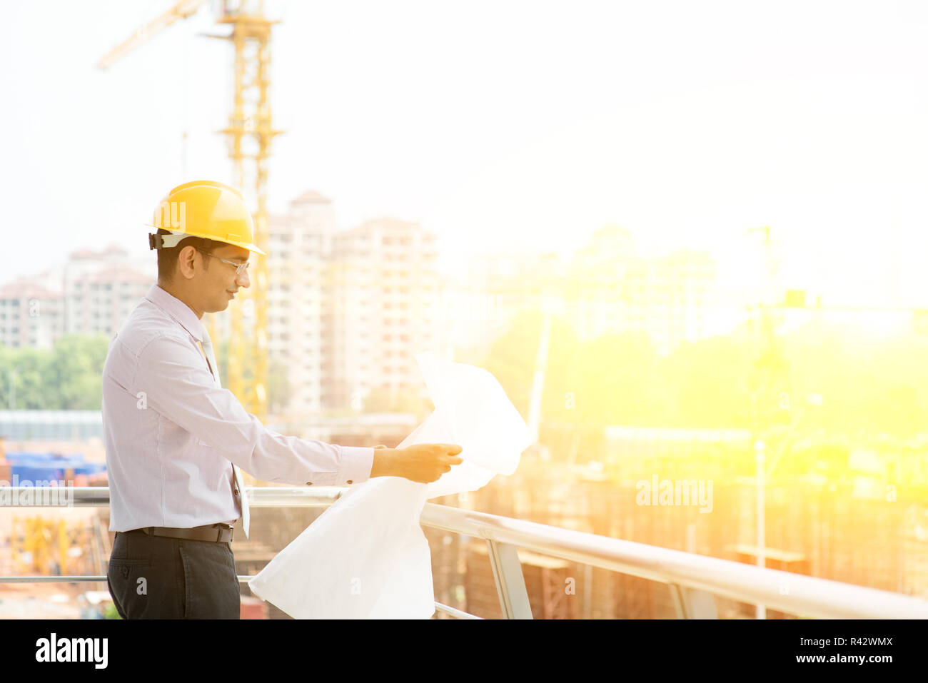 Indian civil engineer hi-res stock photography and images - Alamy