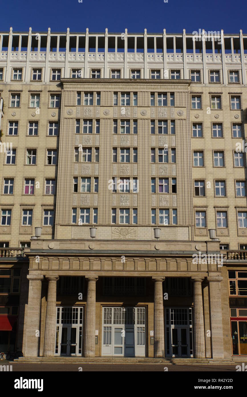 socialist monumental buildings,in the karl-marx-allee Stock Photo - Alamy