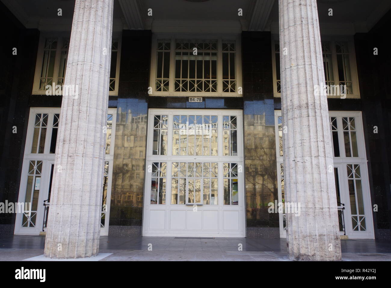 socialist monumental buildings in karl-marx-allee Stock Photo - Alamy