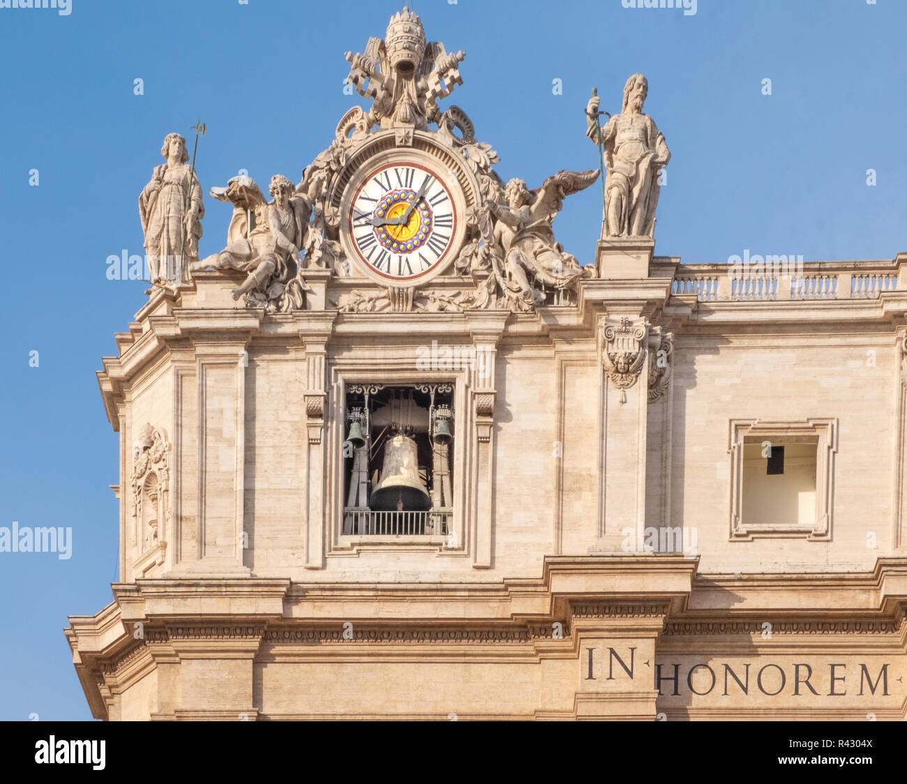 St peter basilica bell rome hi-res stock photography and images - Alamy