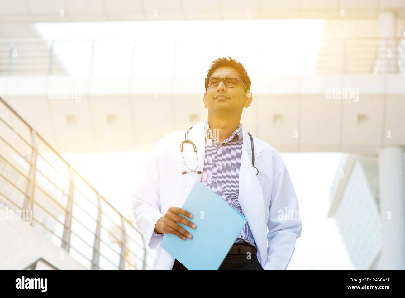 Indian medical doctor Stock Photo - Alamy