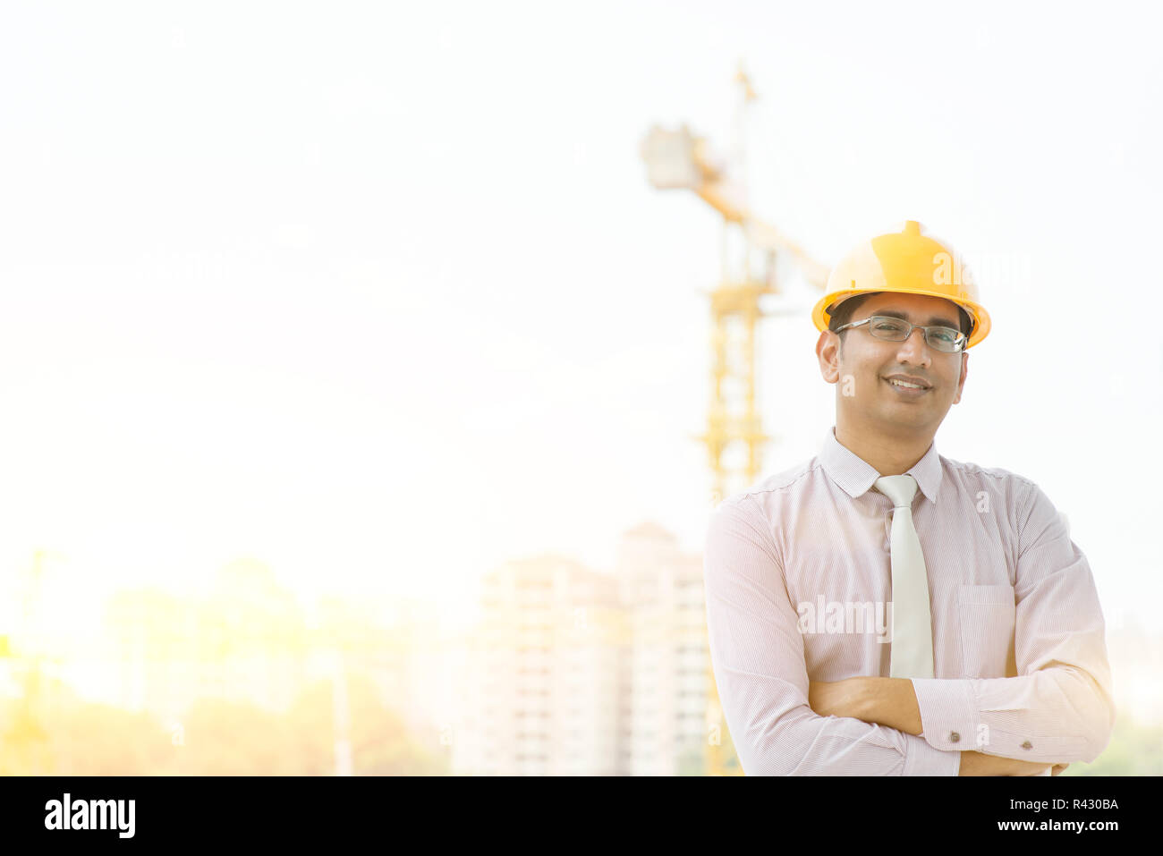 Indian civil engineer hi-res stock photography and images - Alamy