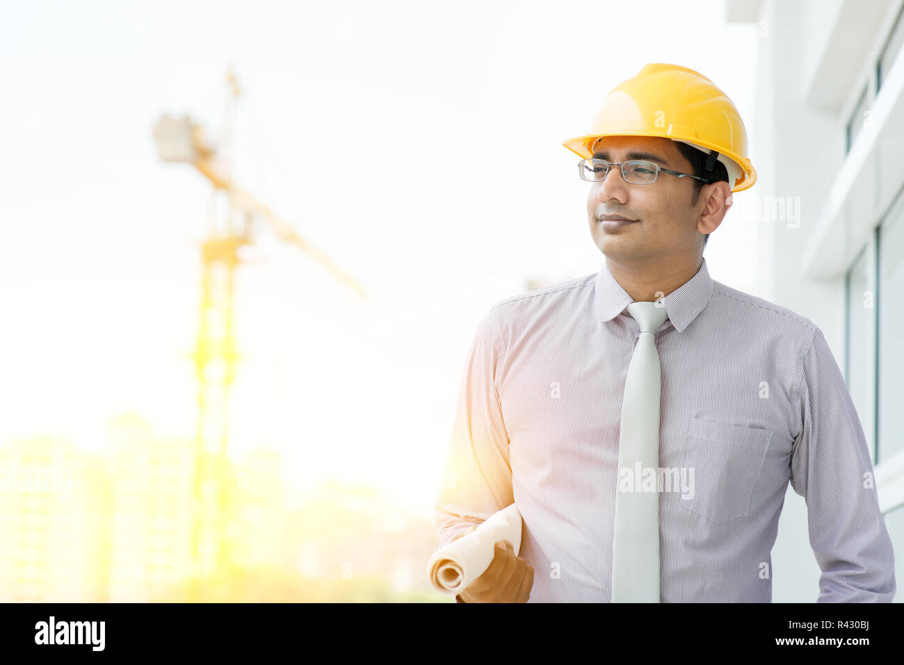 Handsome Asian Indian male site contractor engineer Stock Photo - Alamy Handsome Asian Indian male site contractor engineer Stock Photo - Alamy