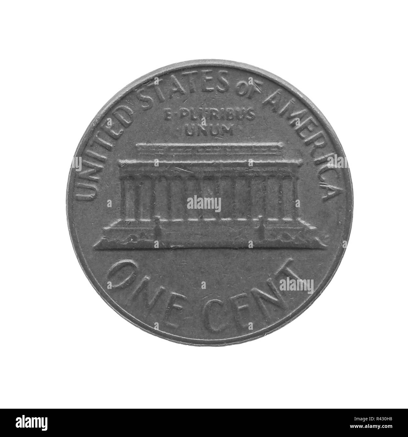 Black and white Coin isolated Stock Photo - Alamy