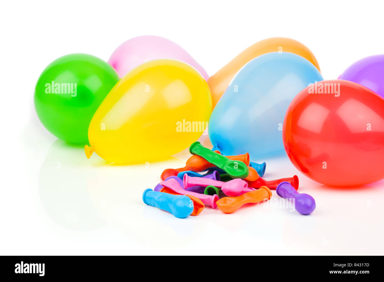 Bright coloured balloons hi-res stock photography and images - Alamy