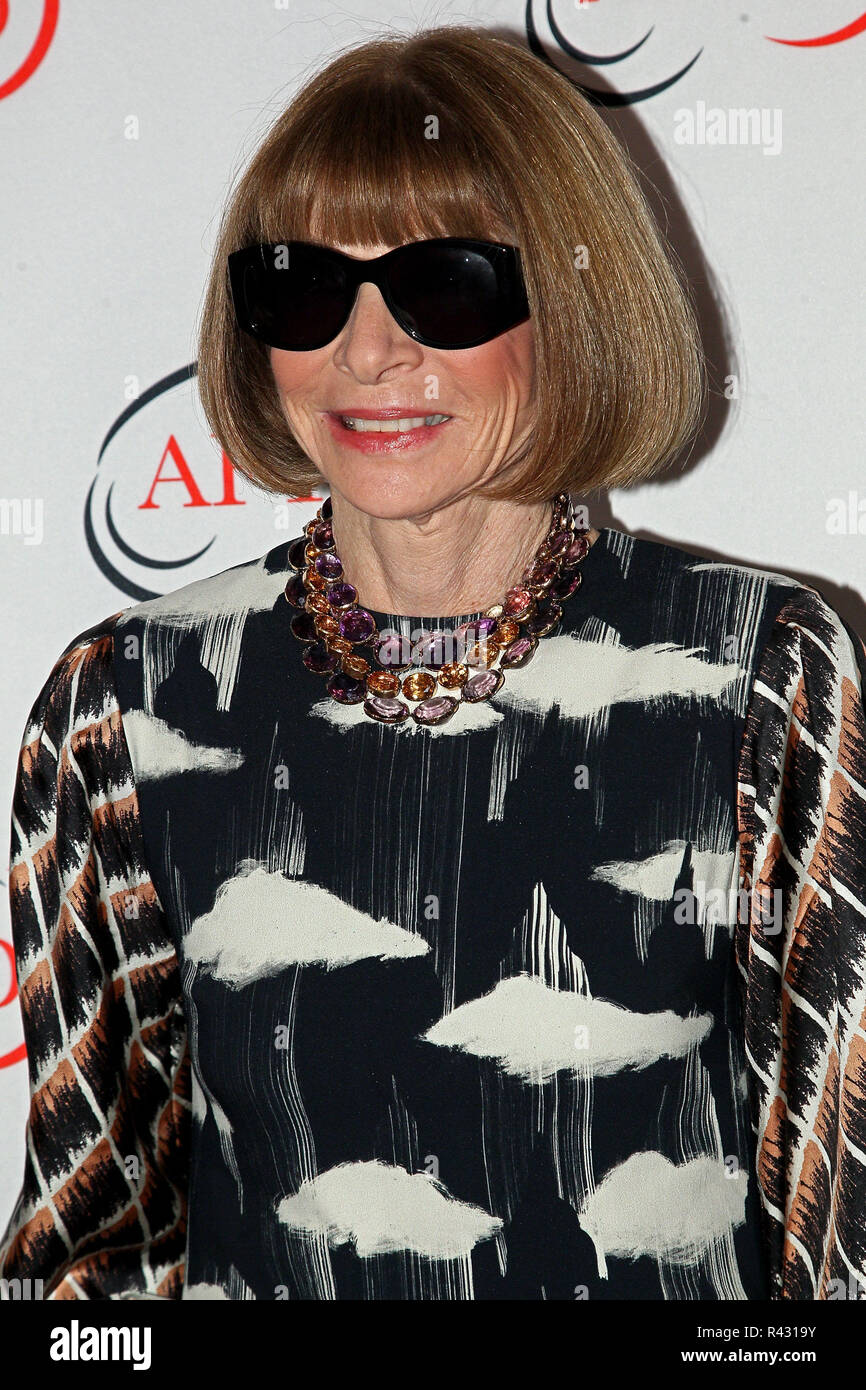 NEW YORK, NY - OCTOBER 12: Editor-in-chief of Vogue Anna Wintour ...