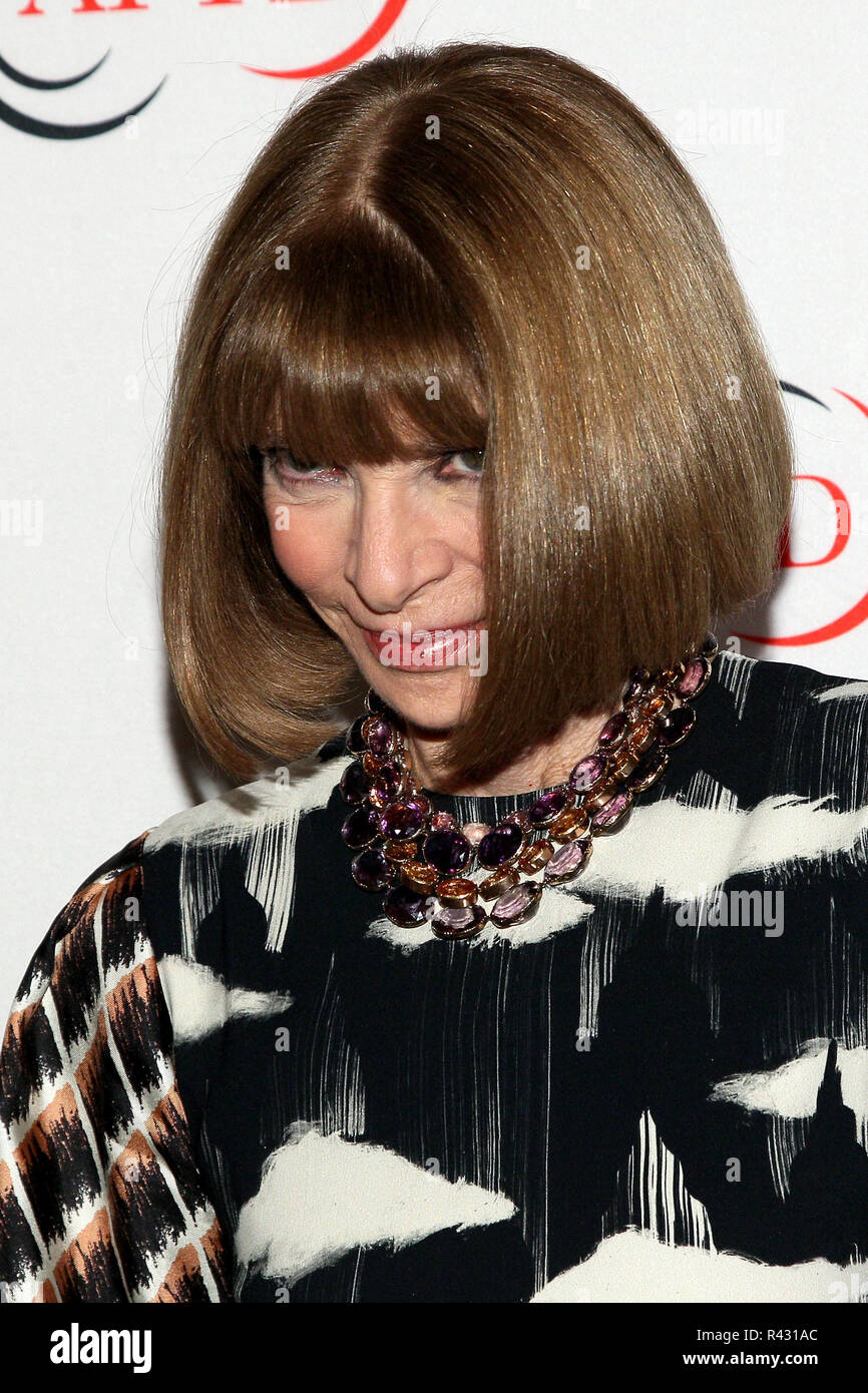 NEW YORK, NY - OCTOBER 12: Editor-in-chief of Vogue Anna Wintour ...