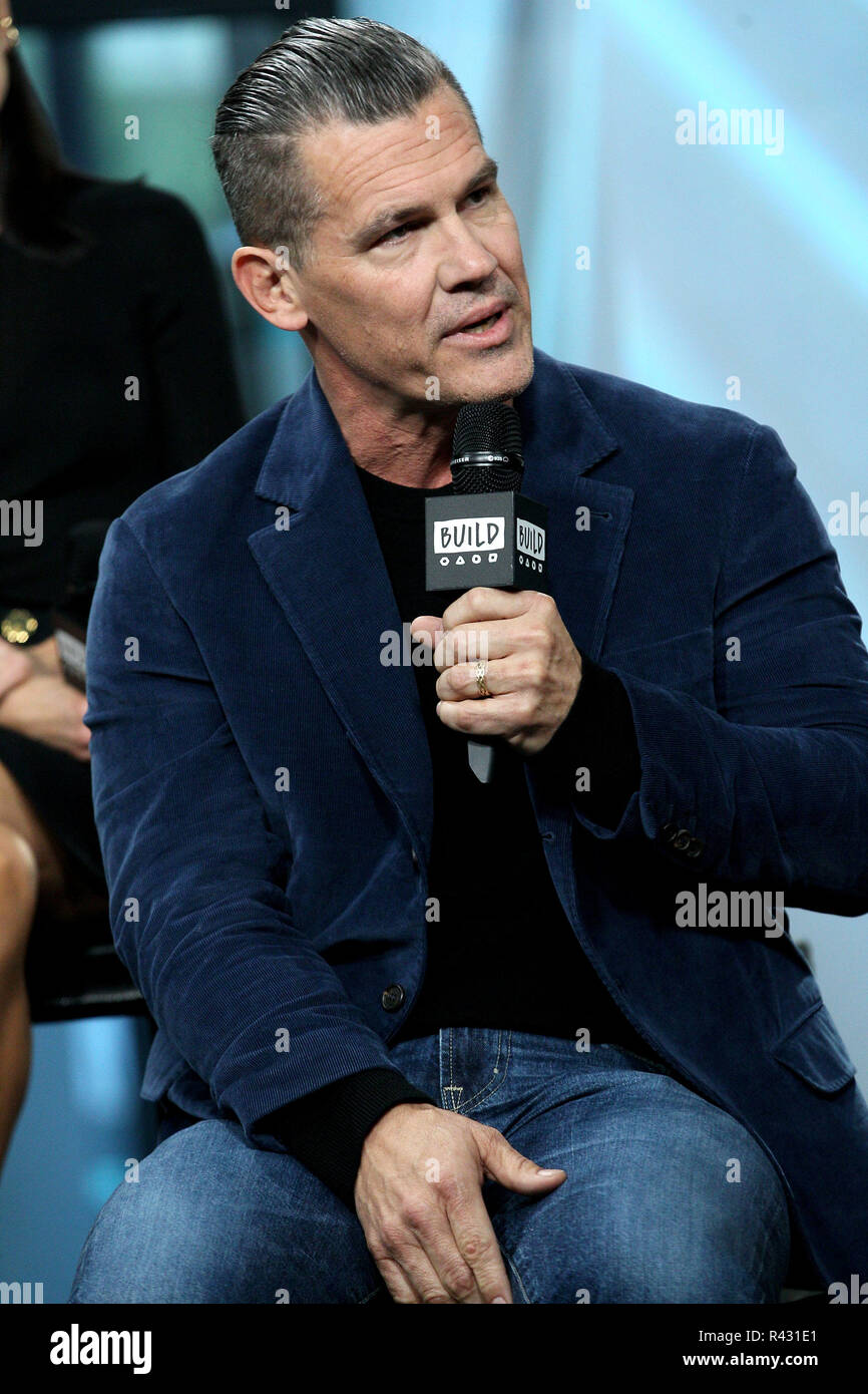 NEW YORK, NY - OCTOBER 17: Build presents cast member Josh Brolin ...