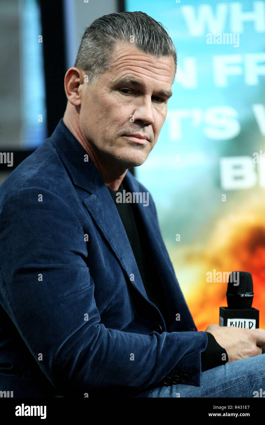 NEW YORK, NY - OCTOBER 17: Build presents cast member Josh Brolin ...