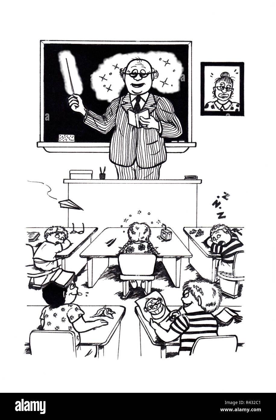 Boring Classroom Clipart