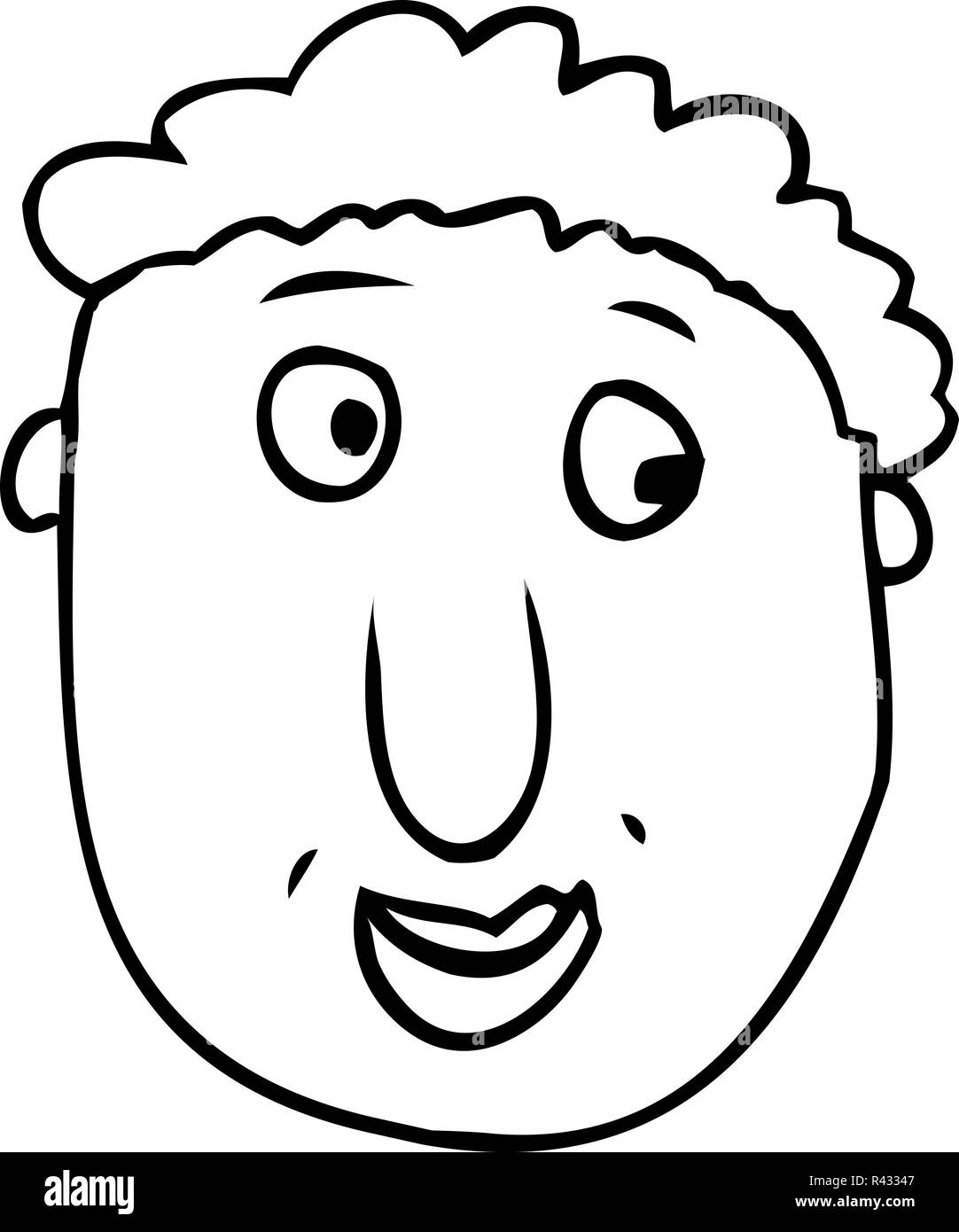 Enthusiastic face Black and White Stock Photos & Images - Alamy