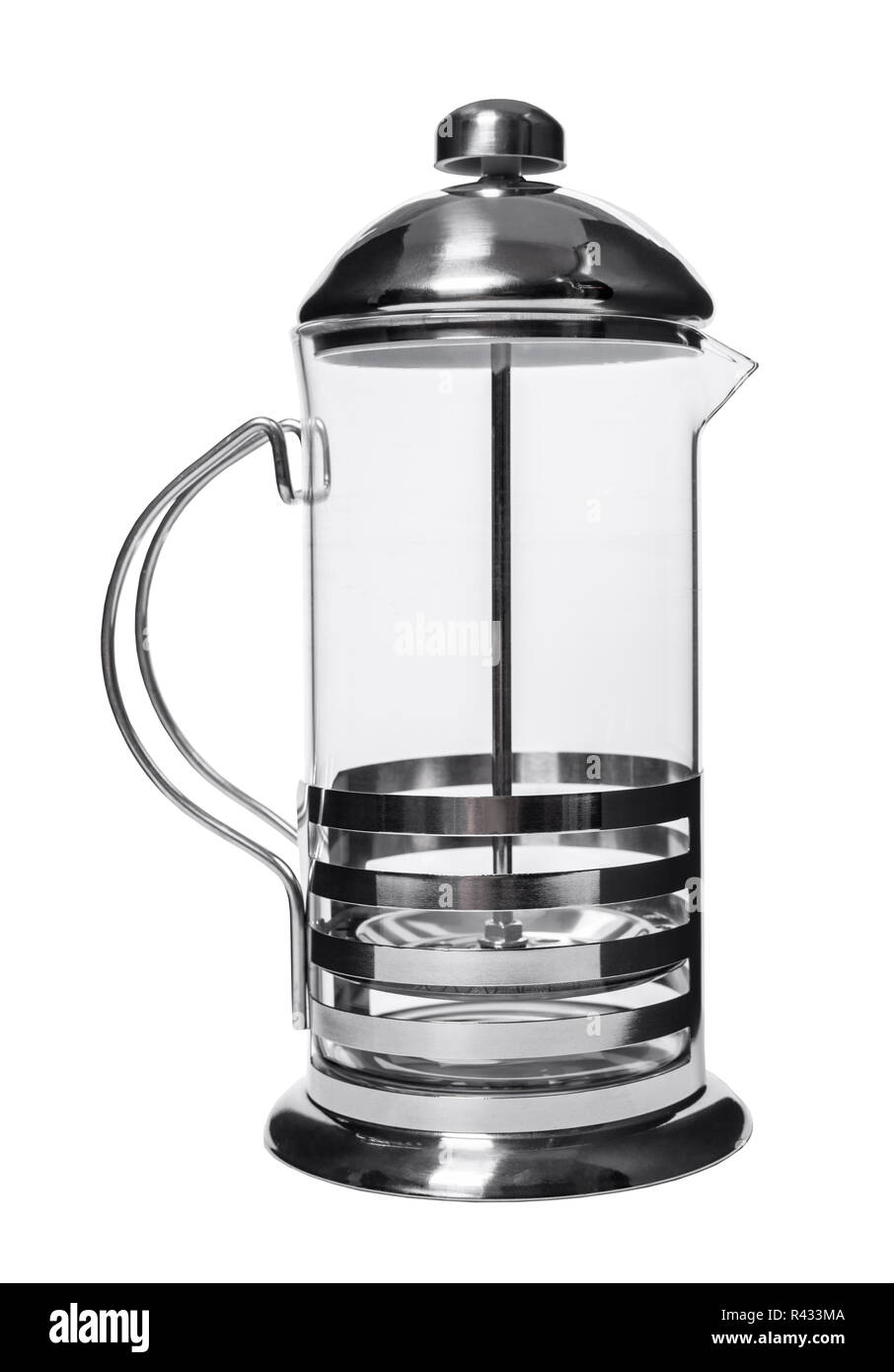 new tea pot on white isolated background Stock Photo - Alamy