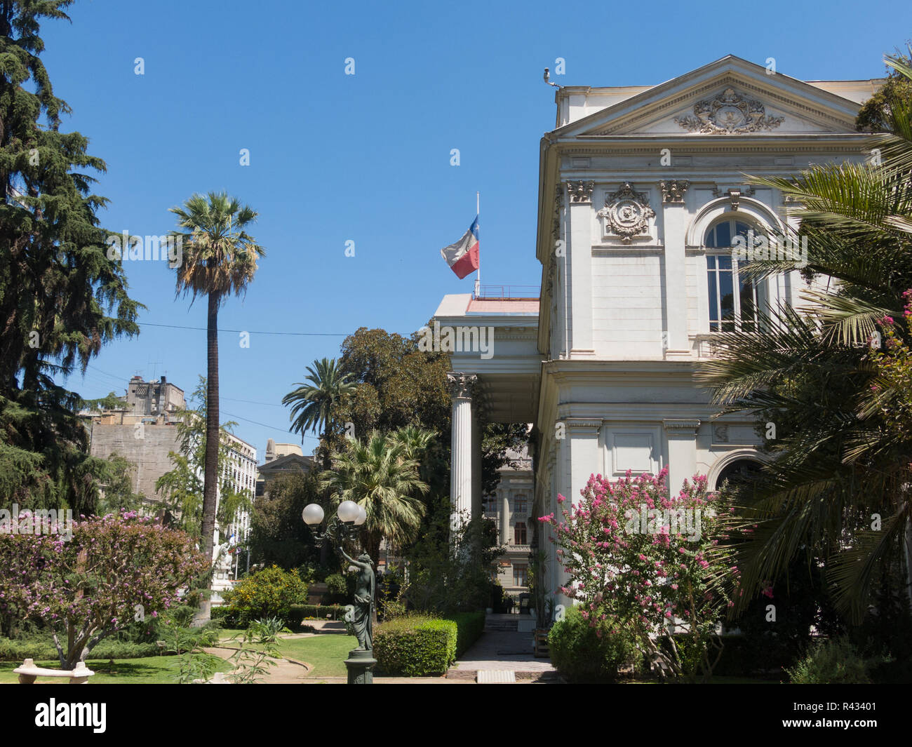 Imposing Seat of Santiago of the National Congress of Chile, in the ...