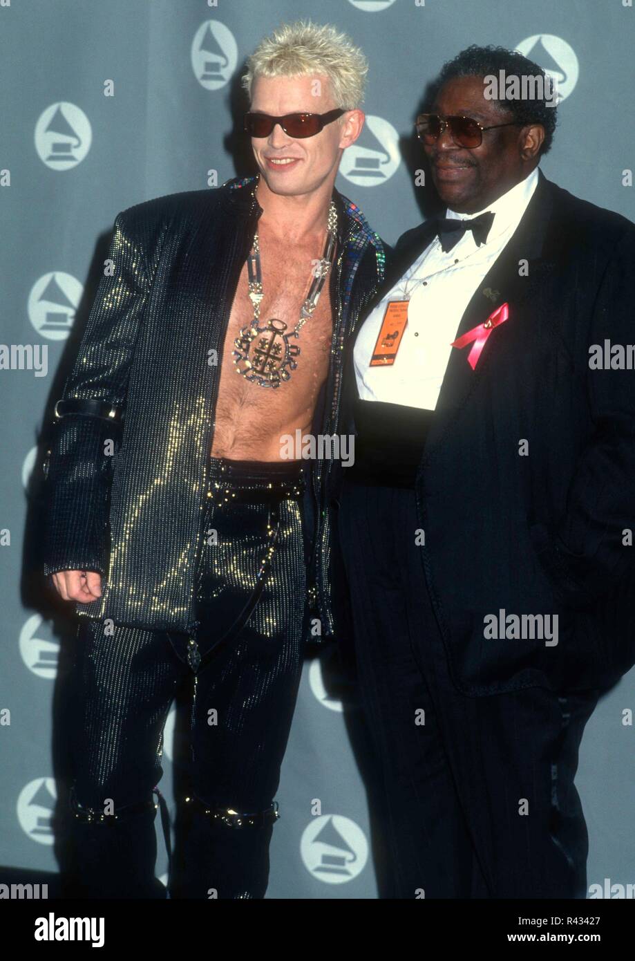 LOS ANGELES, CA - FEBRUARY 24: Singer Billy Idol and singer/musician B ...