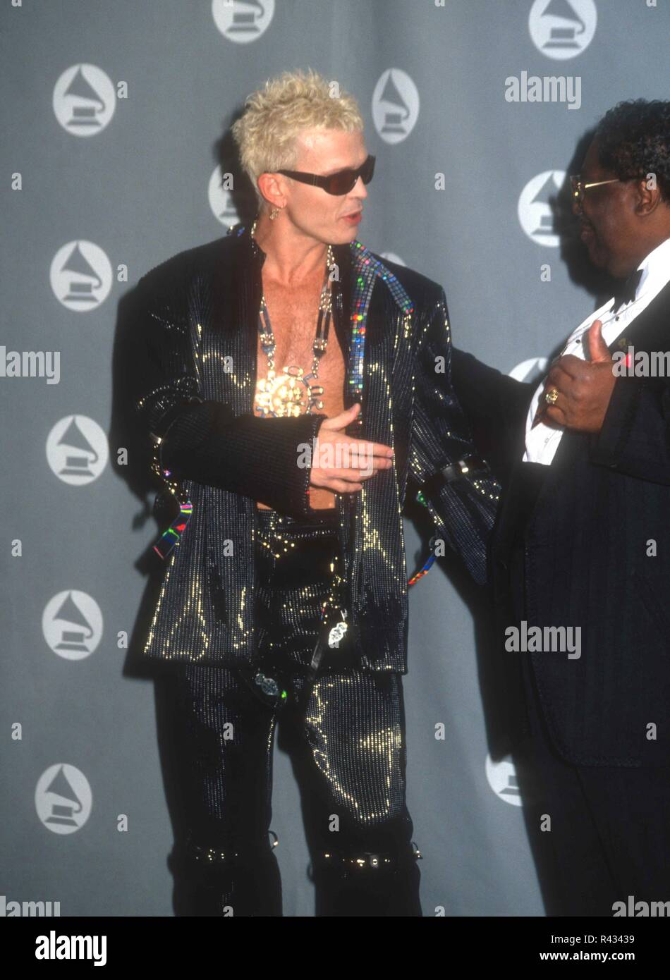 LOS ANGELES, CA - FEBRUARY 24: Singer Billy Idol and singer/musician B ...
