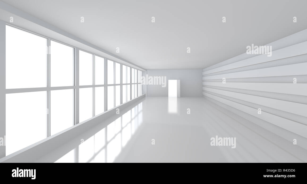 light white room with big window Stock Photo - Alamy