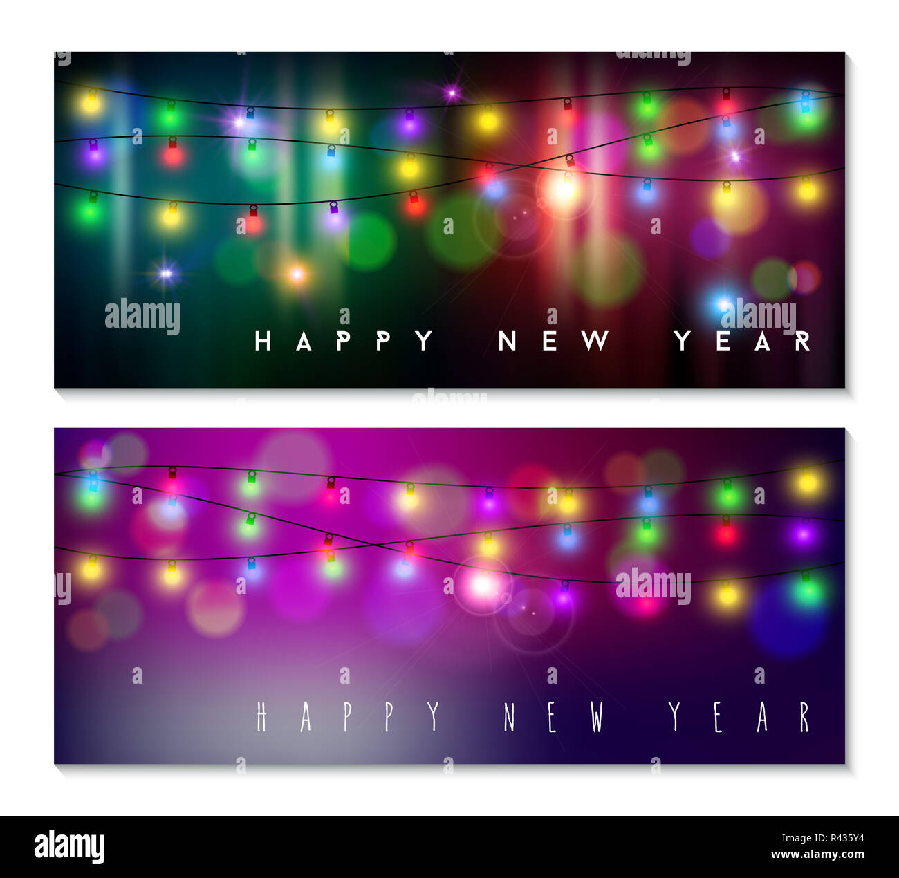 New year party lighting Cut Out Stock Images & Pictures - Alamy