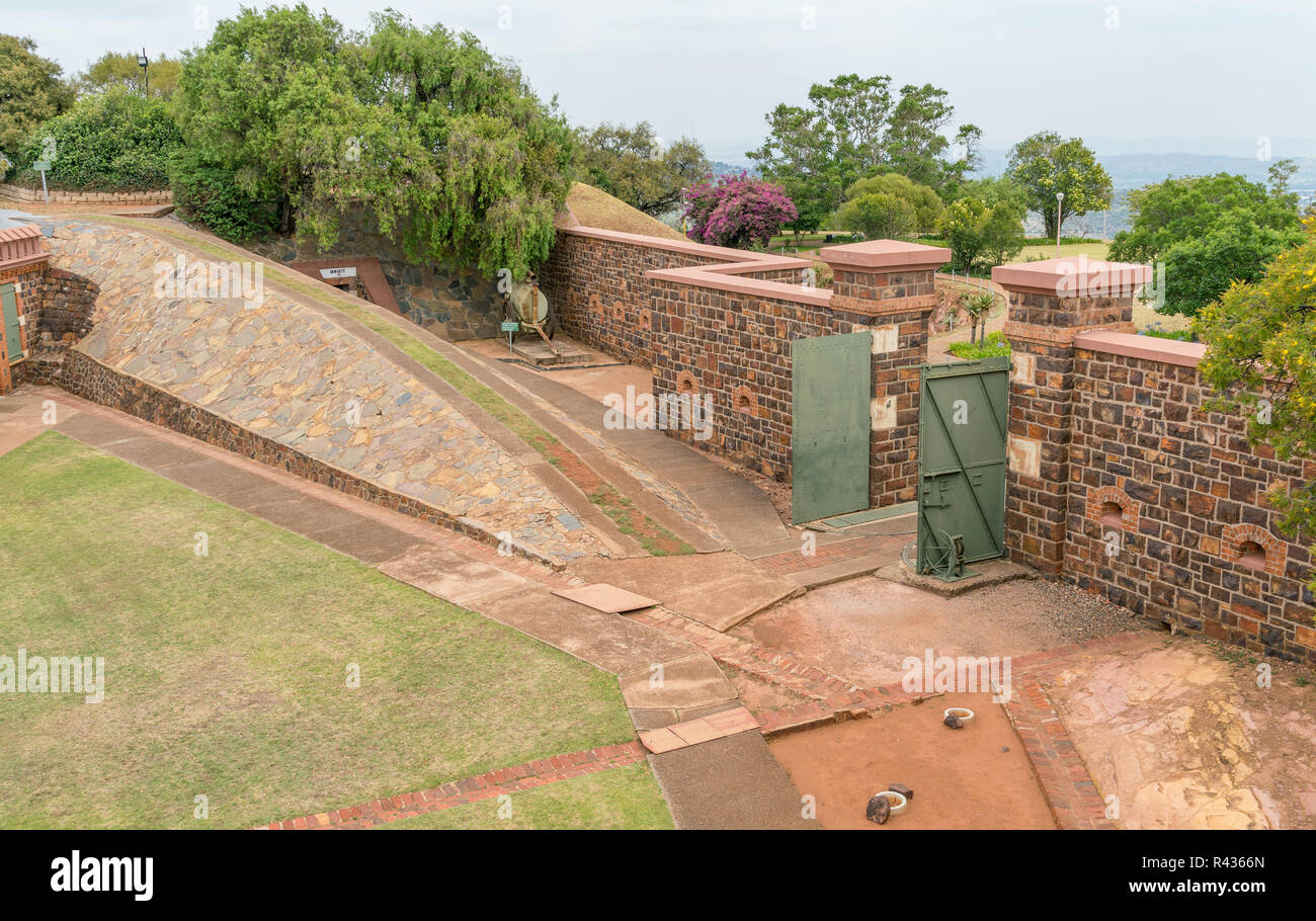 Historic Anglo-Boer war Fort Klapperkop overlooking Pretoria, the ...