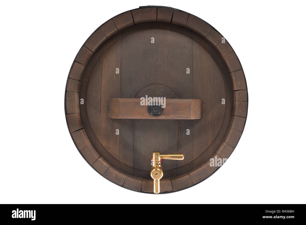 old beer barrel with tap Stock Photo - Alamy