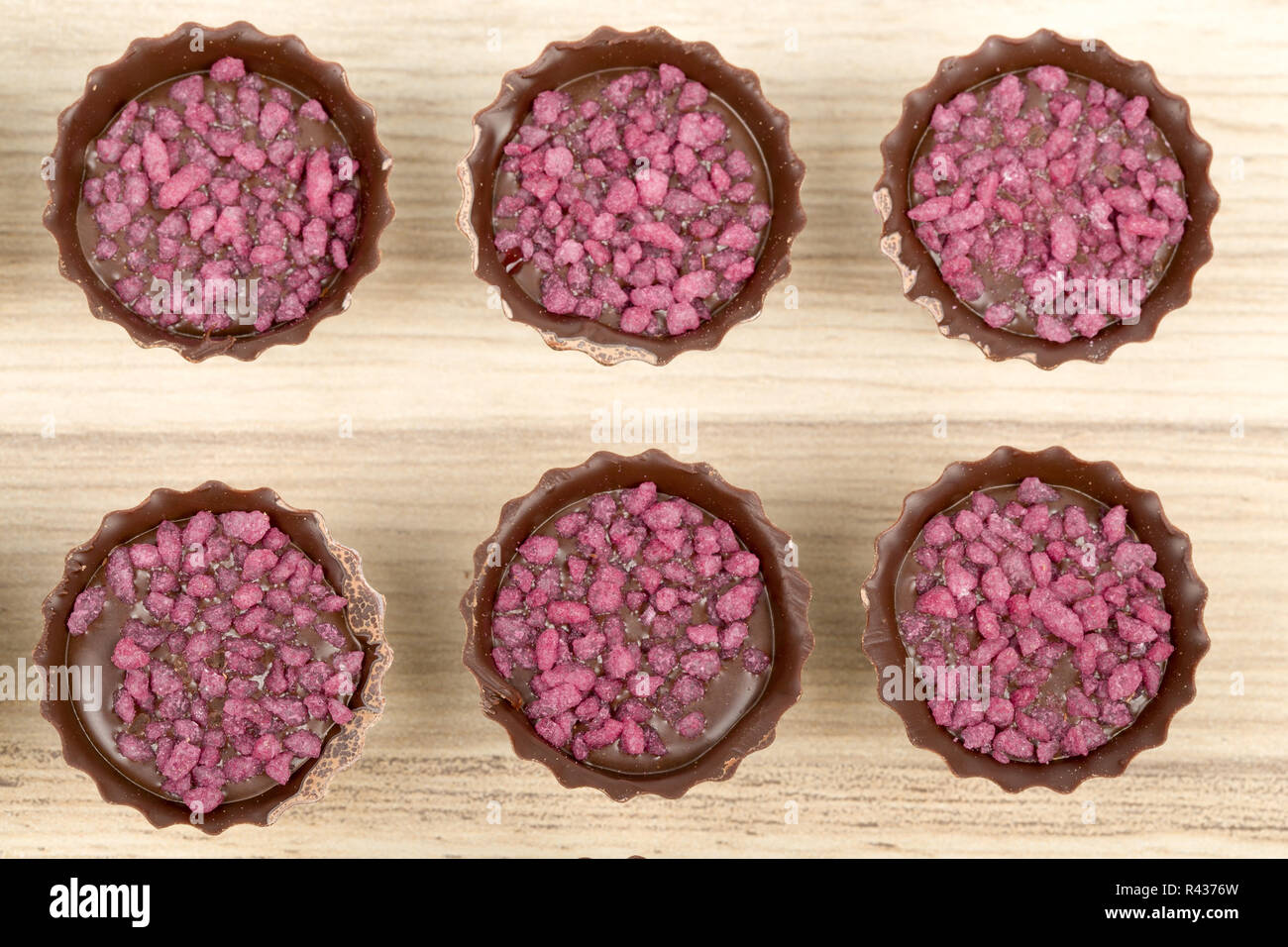 small chocolate candy cakes Stock Photo - Alamy