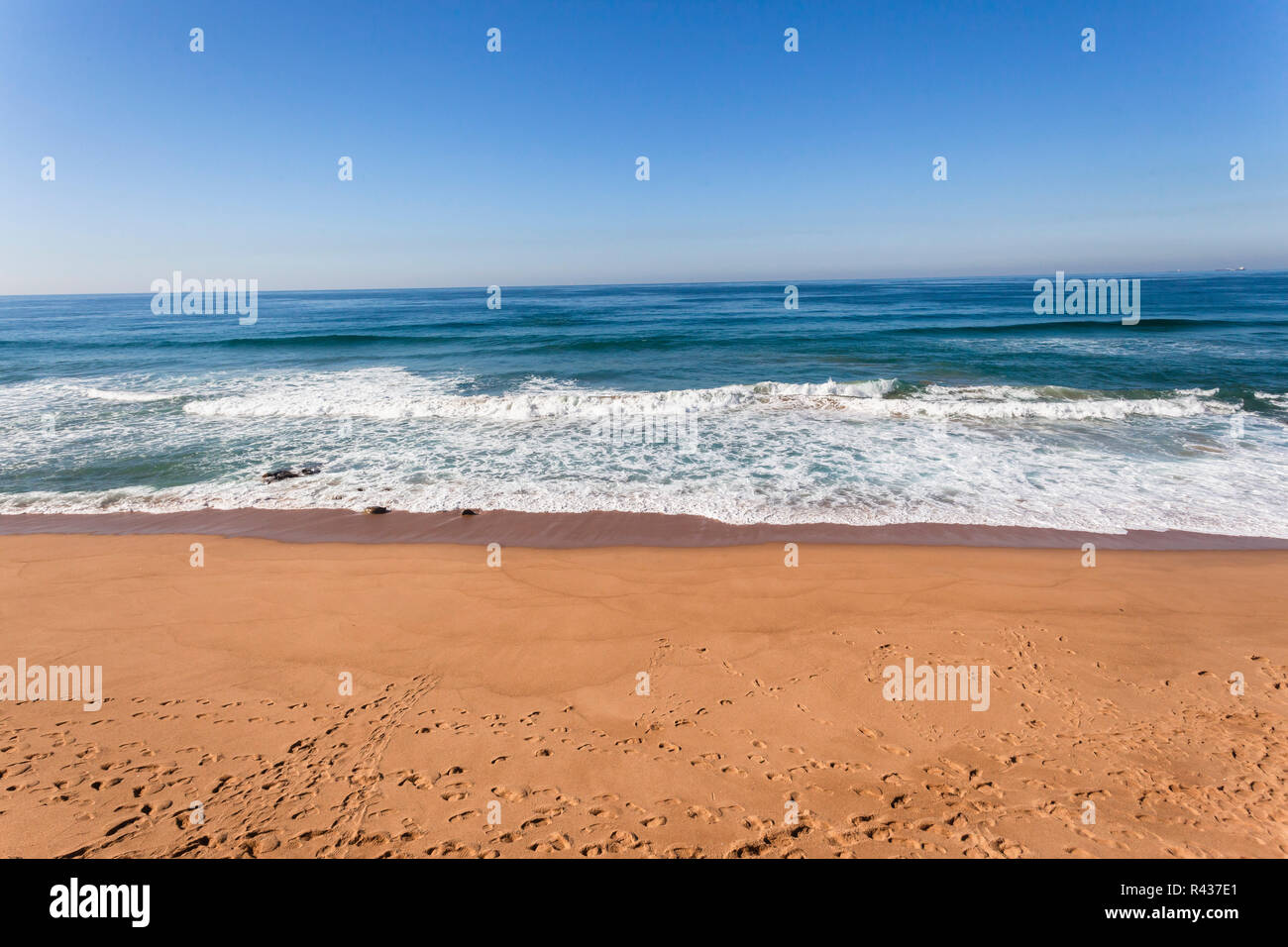 Beach Blue Ocean Stock Photo - Alamy