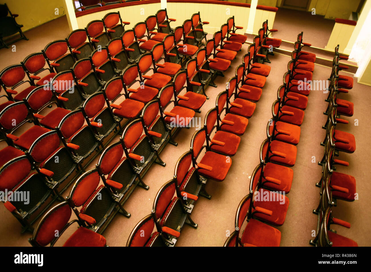 Rows of seats in a theater Stock Photo - Alamy