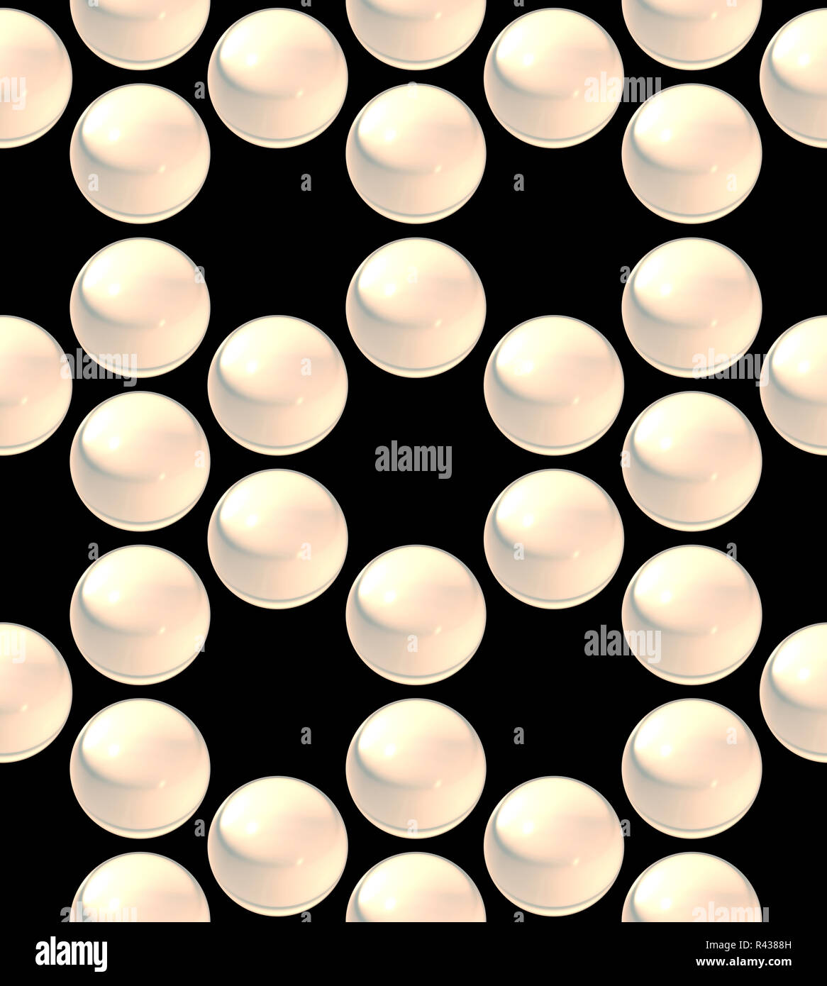 crystal ball array pattern white empty Stock Photo - Alamy