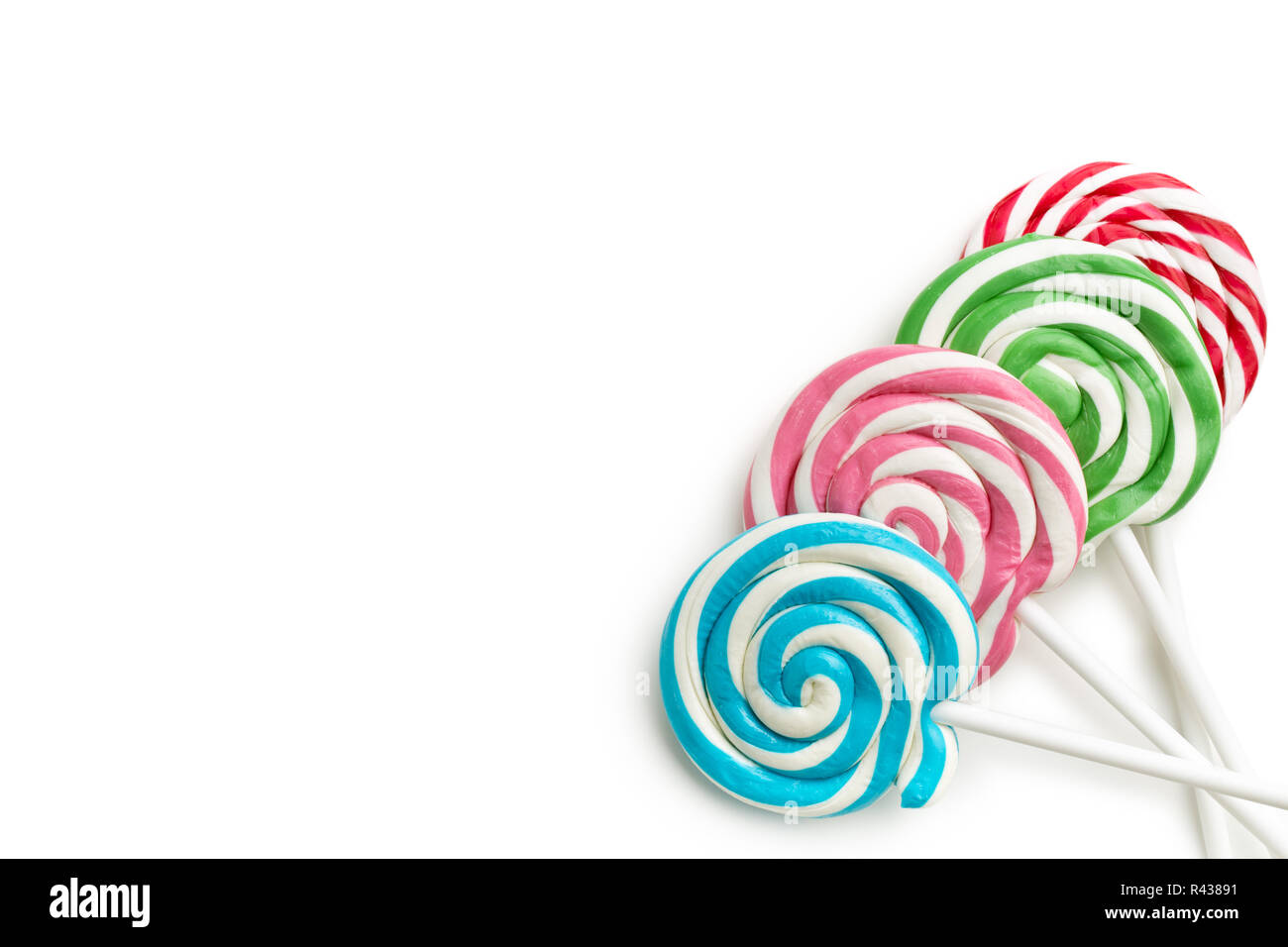 colorful swirl lollipop Stock Photo - Alamy