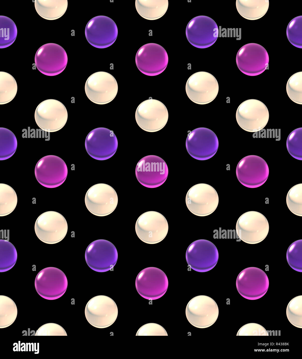 crystal ball dot pattern white color Stock Photo - Alamy