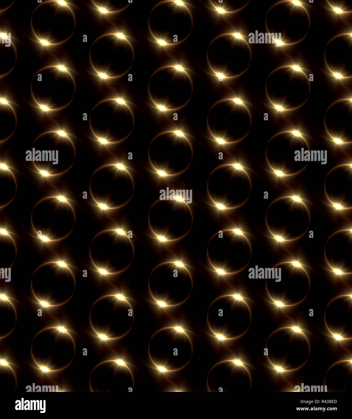 Lens Flare round gold ring pattern Stock Photo - Alamy