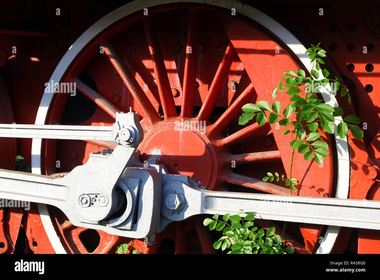Steam locomotive detail Stock Photo - Alamy